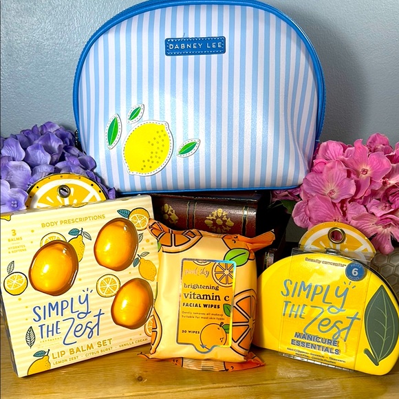 Dabney Lee | Skincare | Dabney Lee Blue And White Striped Bag With ...